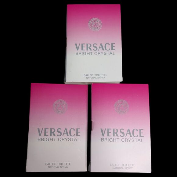 Versace | Other | Lot 3 Versace Bright Crystal Women Eau De Toilette ...